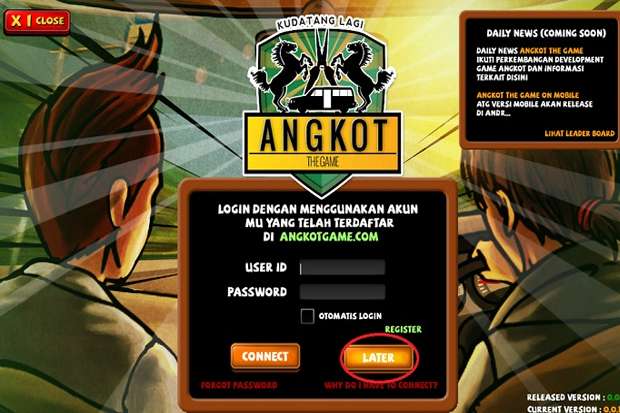 Game Unik bertema Angkot ala Indonesia