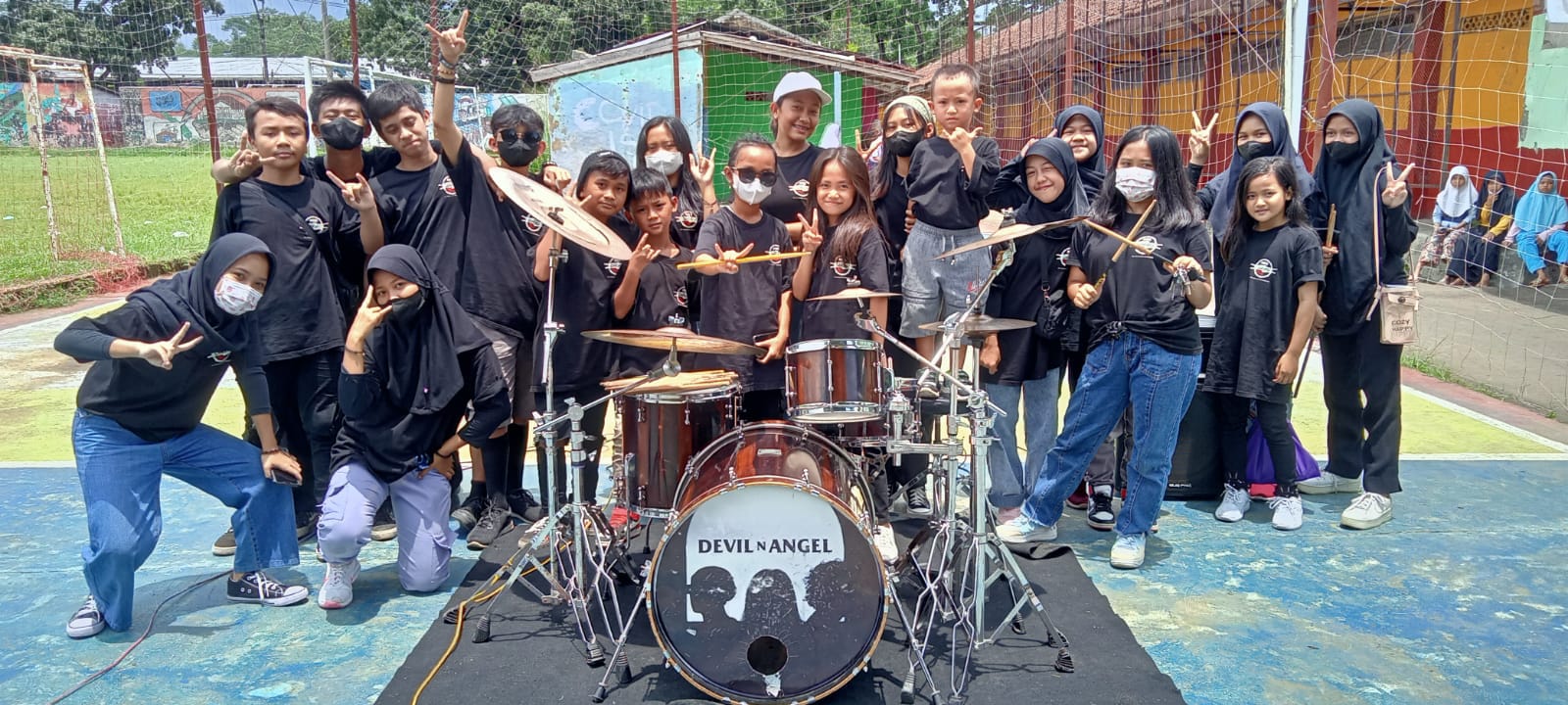 Dirikan Sekolah Drum, Aries Garasi: Minat Anak Indonesia Bermain Drum Sangat Tinggi
