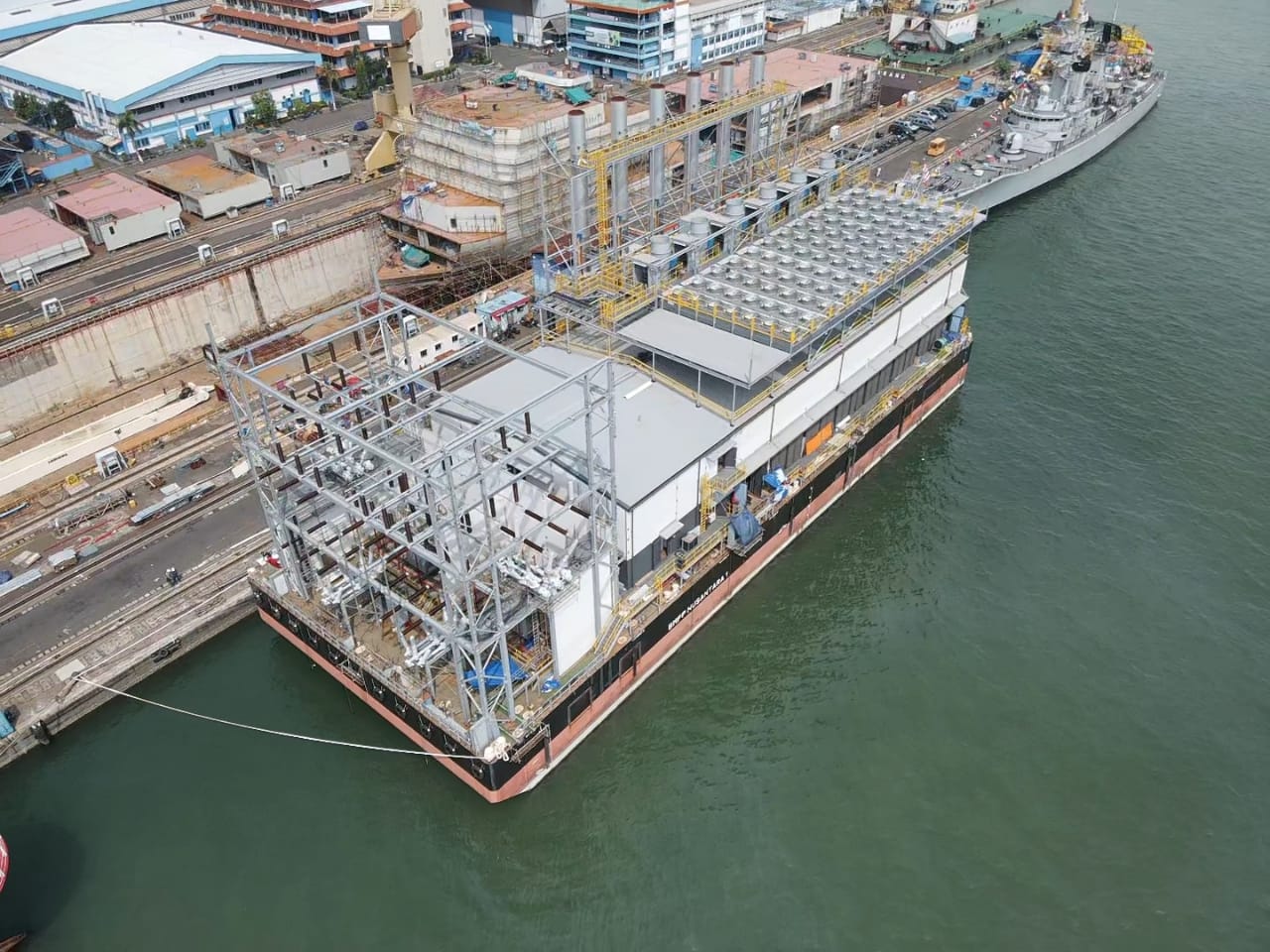 Indonesia Resmi Miliki Pembangkit Listrik Terapung Pertama yang Diproduksi Mandiri