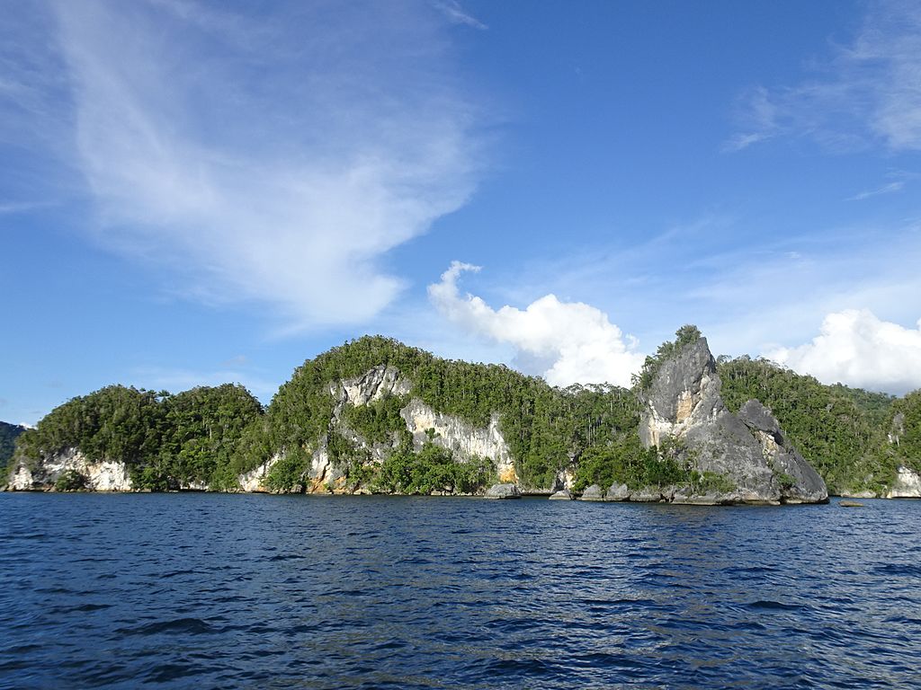 Teluk Kabui dan Pesona Pulau Karang di Raja Ampat