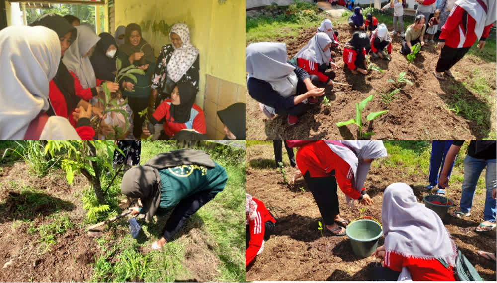 Penanaman Toga dan Pembuatan Keranjang Takakura Bersama Tim KKN UNNES ...
