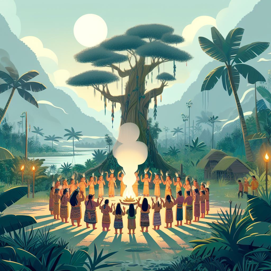 Kaharingan: Cerita Kebudayaan Daerahku Pesona Agama Asli Suku Dayak di ...